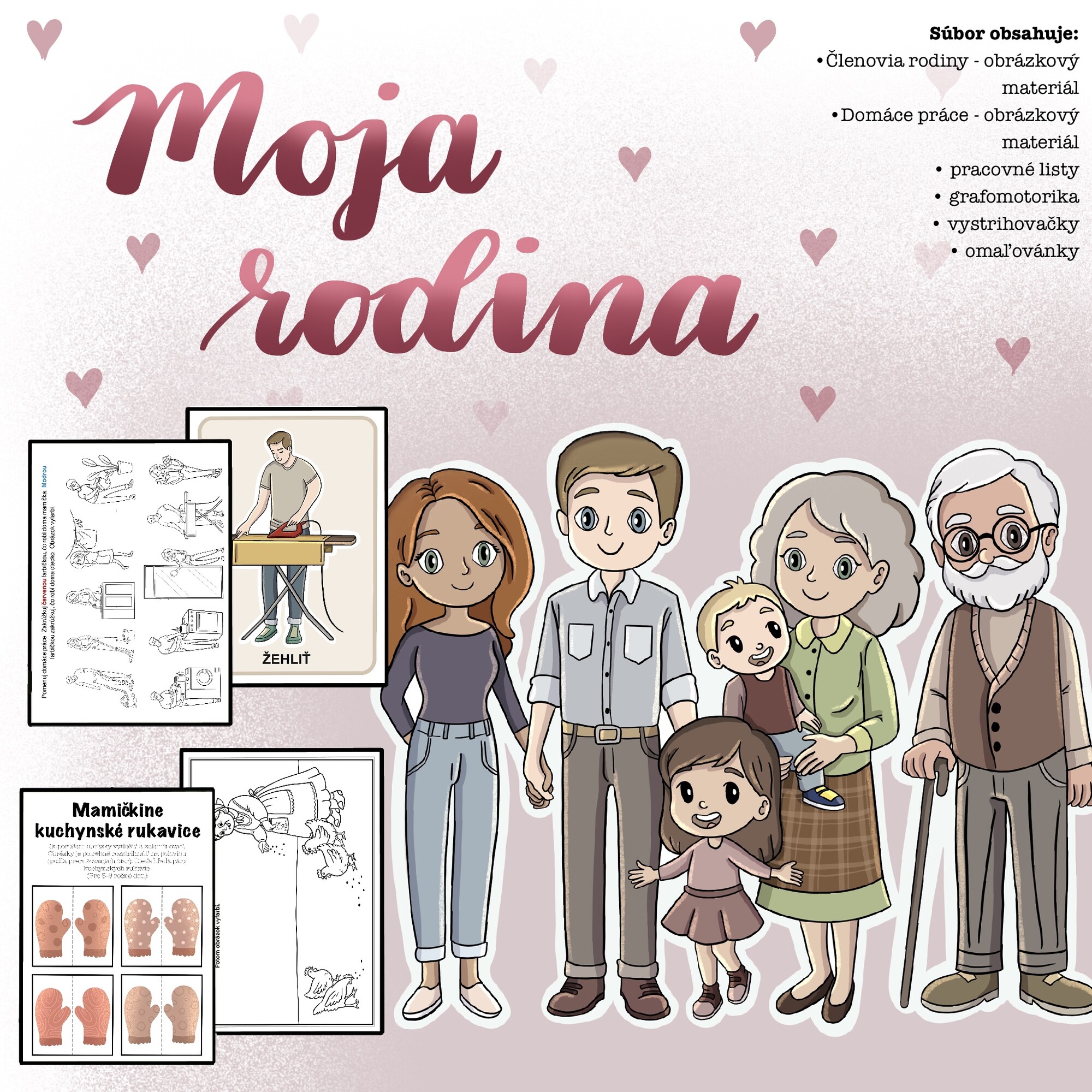 Moja rodina - Slovenský Jazyk | UčiteliaUčiteľom.sk